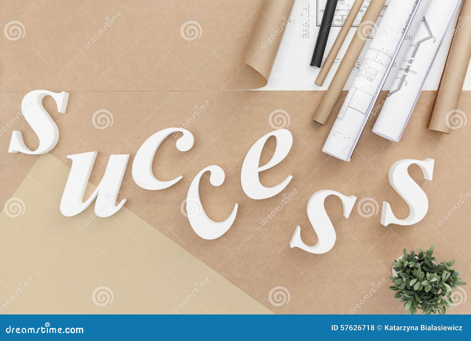 Success - white letters stock photo. Image of project - 57626718