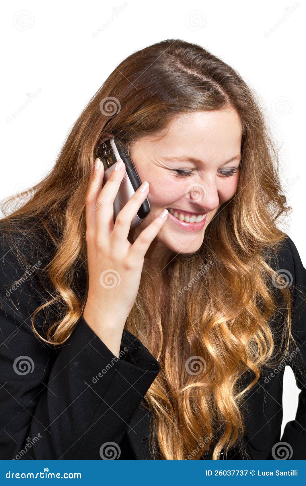 Success woman stock image. Image of dial, female, message - 26037737