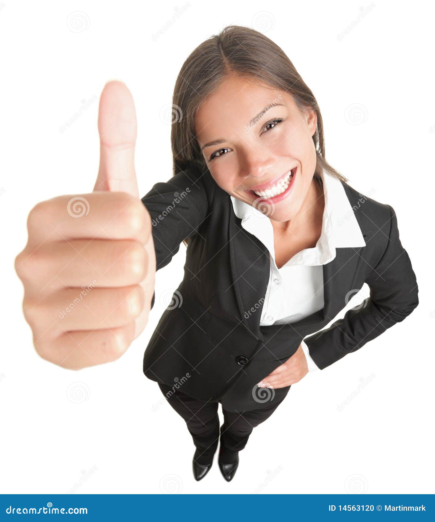 Success woman isolated stock photo. Image of asian, adult - 14563120