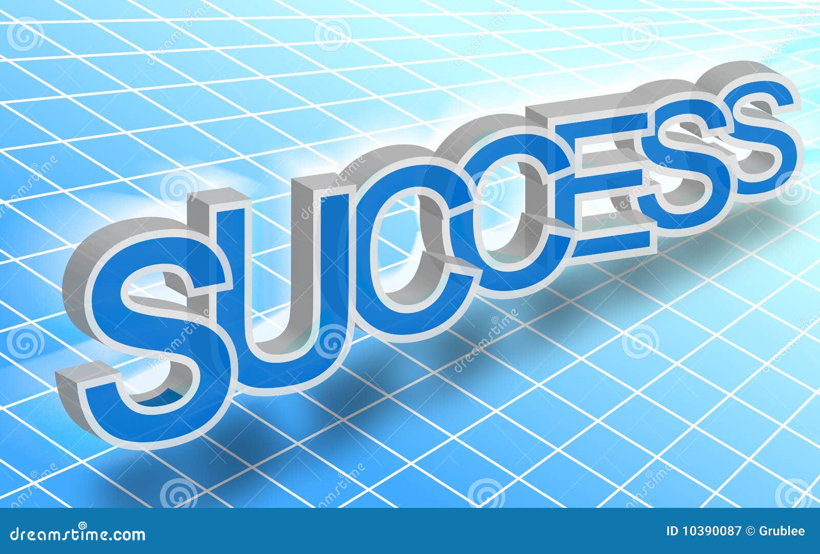 Success word stock illustration. Illustration of blue - 10390087