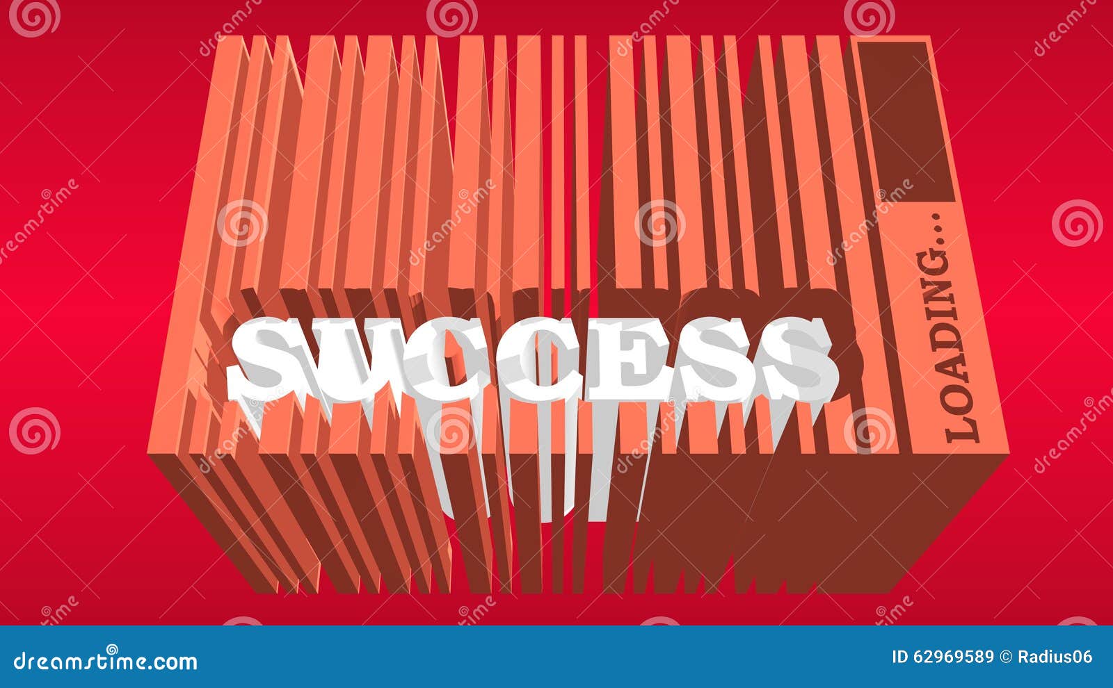 Success Word Build in Bar Code Stock Illustration - Illustration of ...