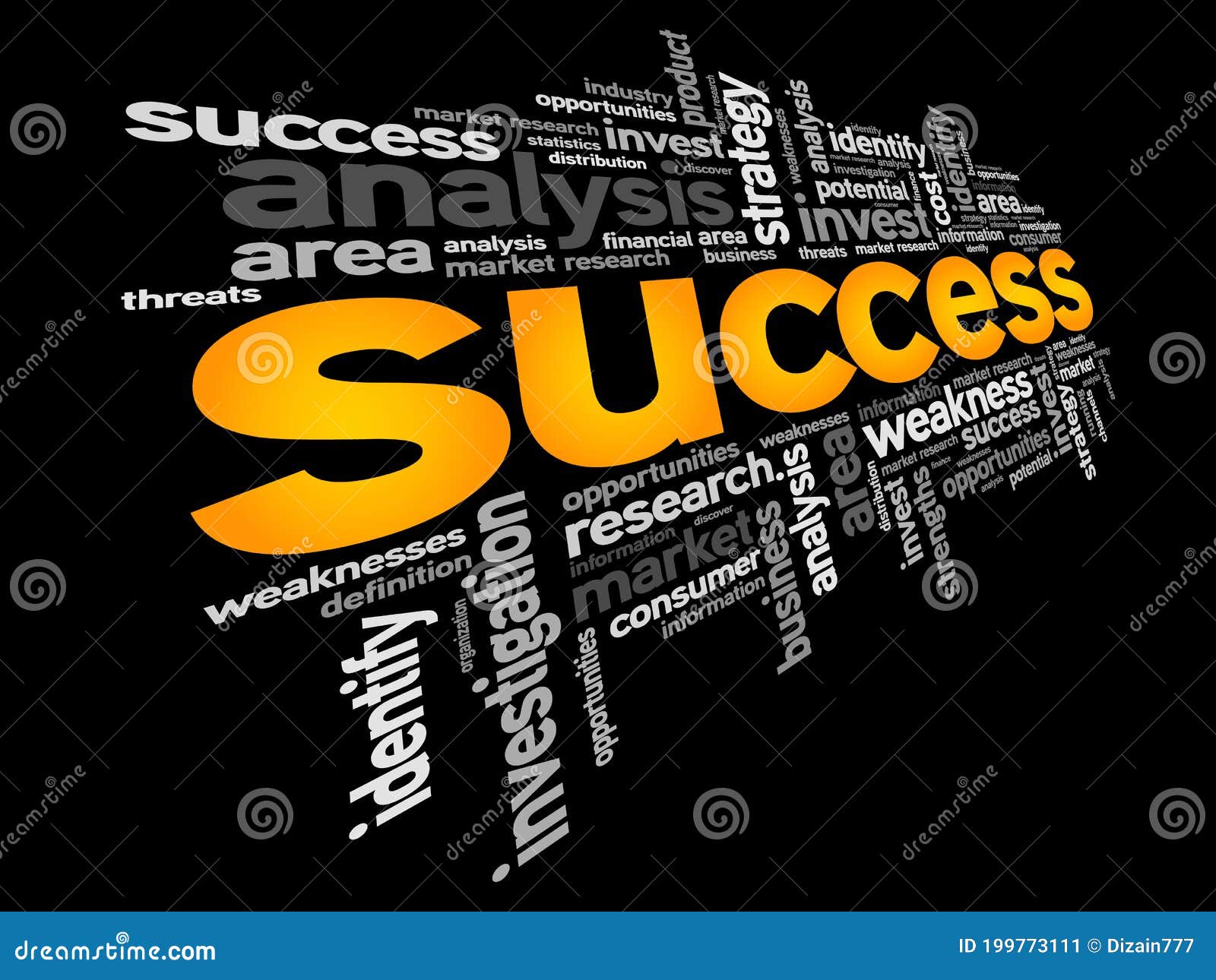 Success word cloud stock illustration. Illustration of leader - 199773111