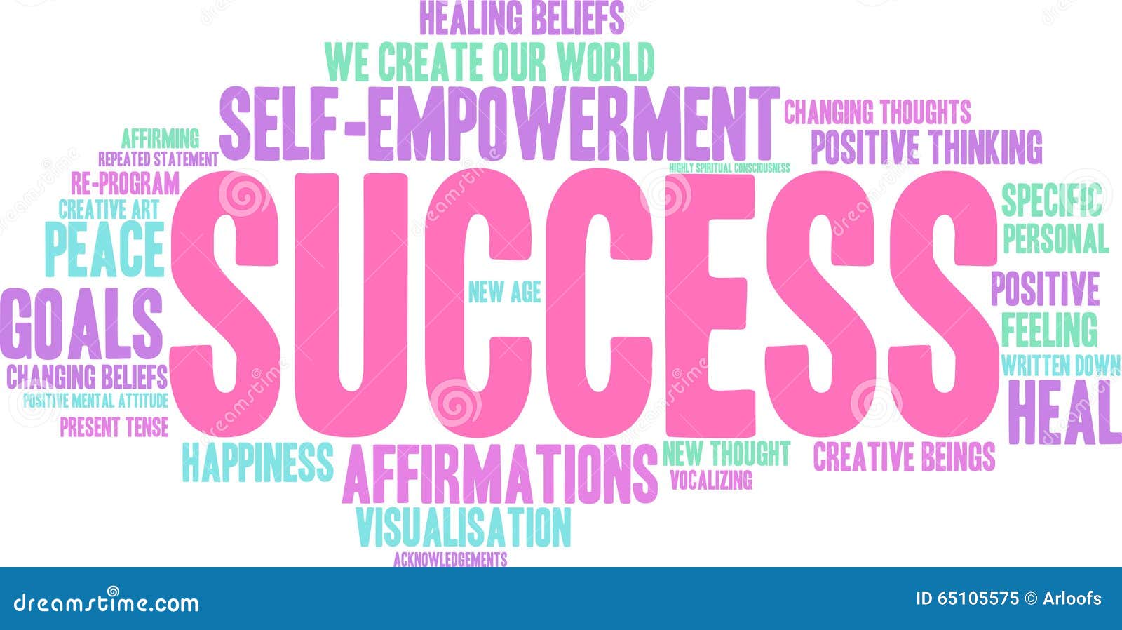 Success Word Cloud stock vector. Illustration of acknowledgements ...