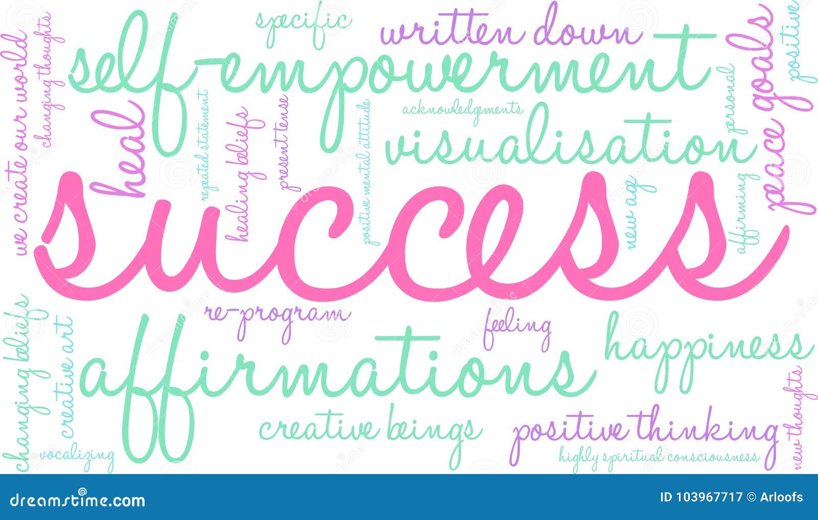 Success Word Cloud stock illustration. Illustration of goals - 103967717