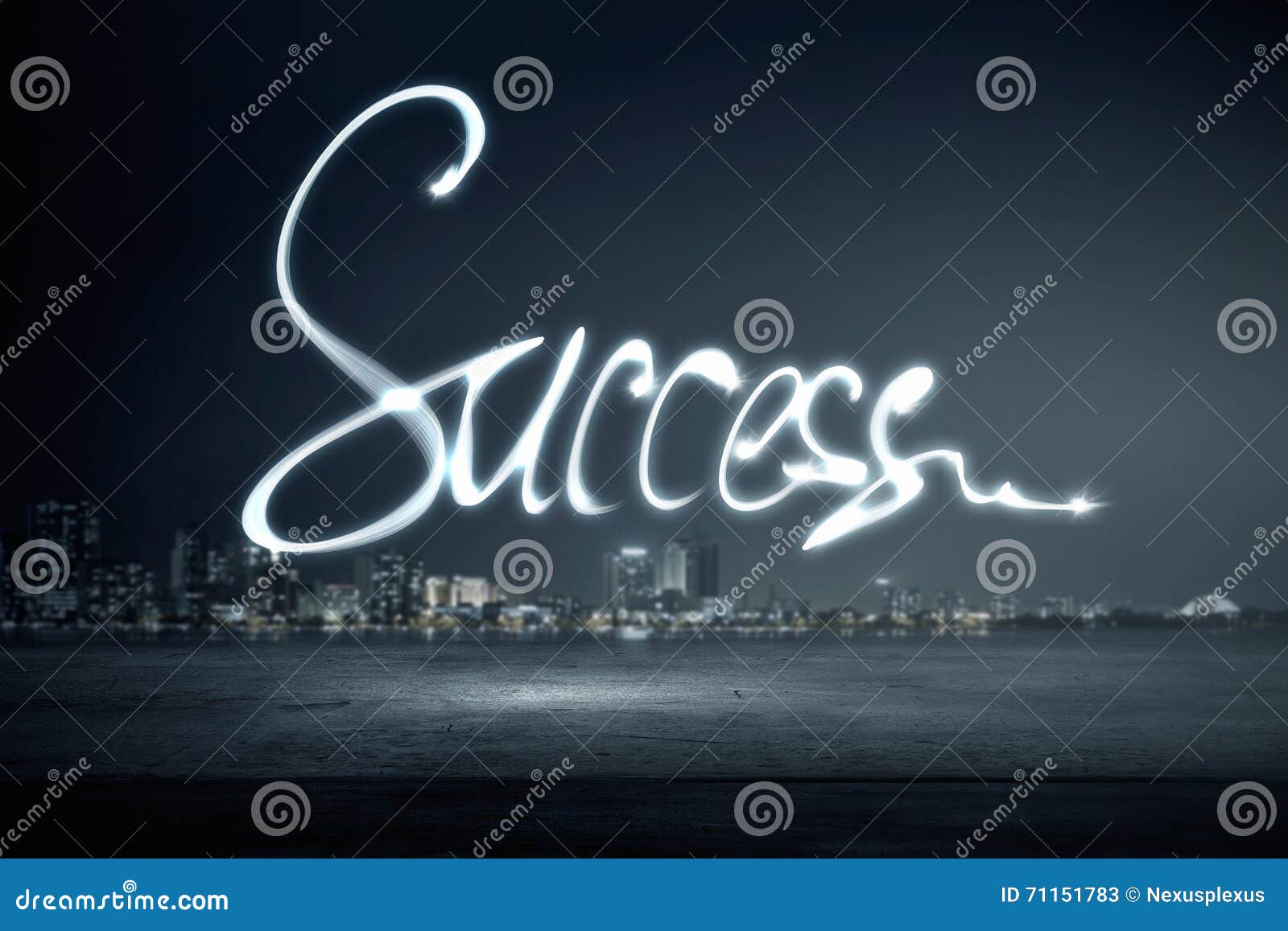 Success word on dark stock image. Image of concept, plan - 71151783