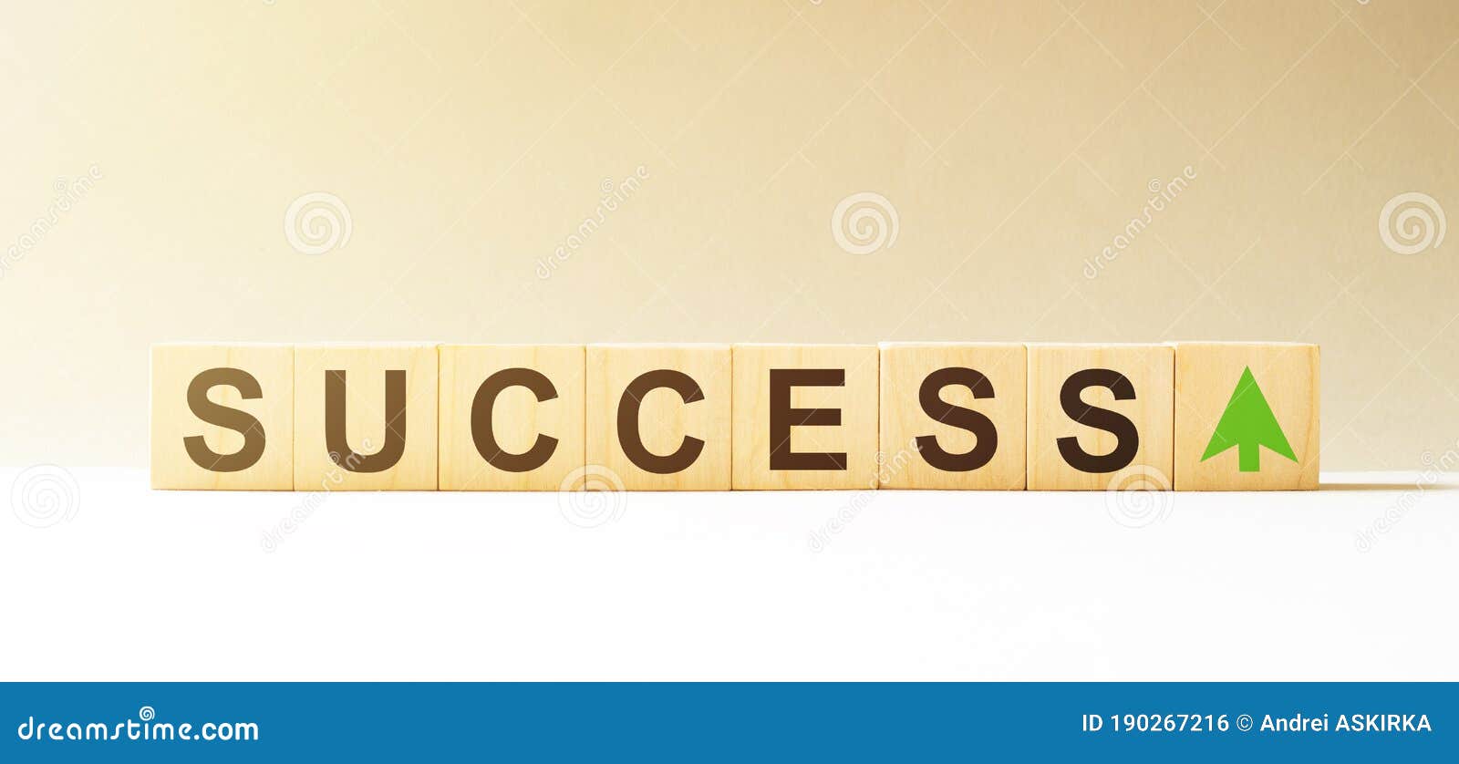 Success Word Made with Wooden Blocks, Concept Stock Photo - Image of ...