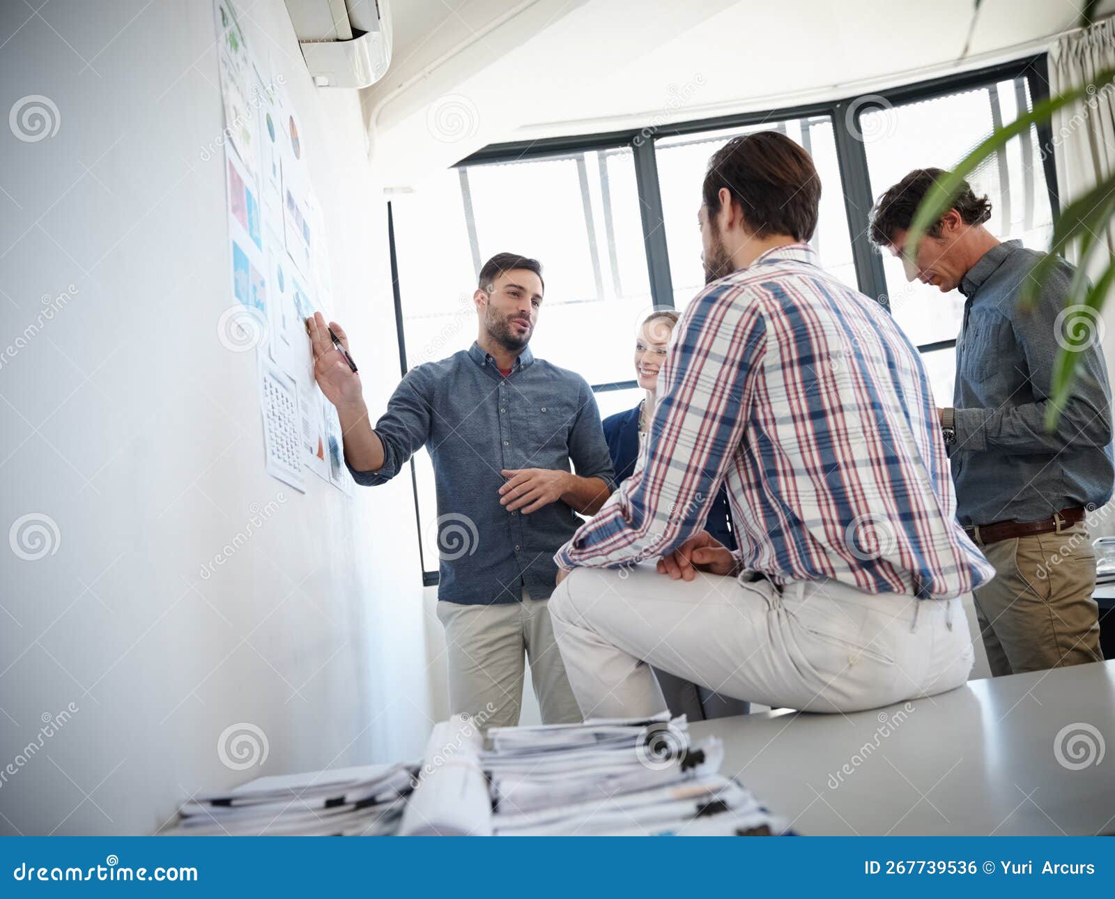 Success is a Work in Progress. a Group of Colleagues Having a ...