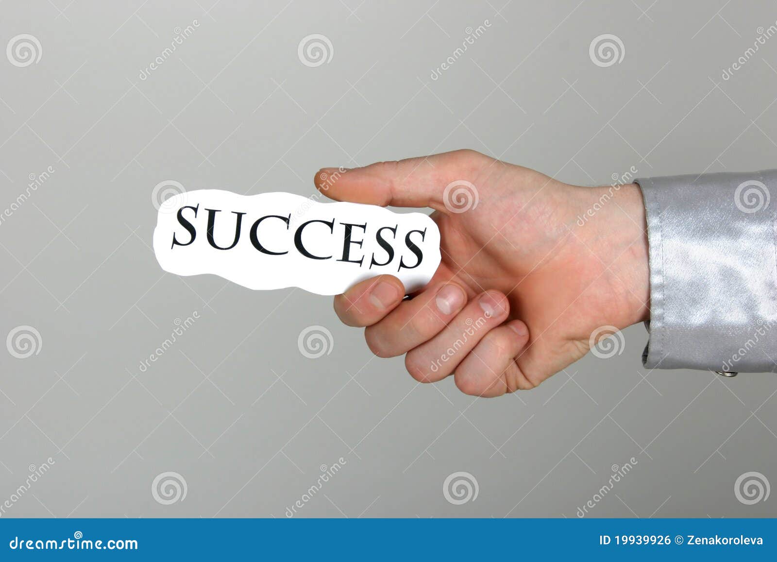 Success in your hand stock photo. Image of business, symbol - 19939926