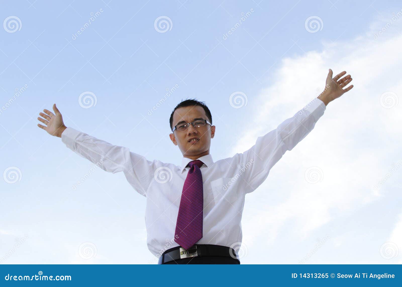 Successful Asian Businessman Stock Image - Image of spectacles, smiling ...