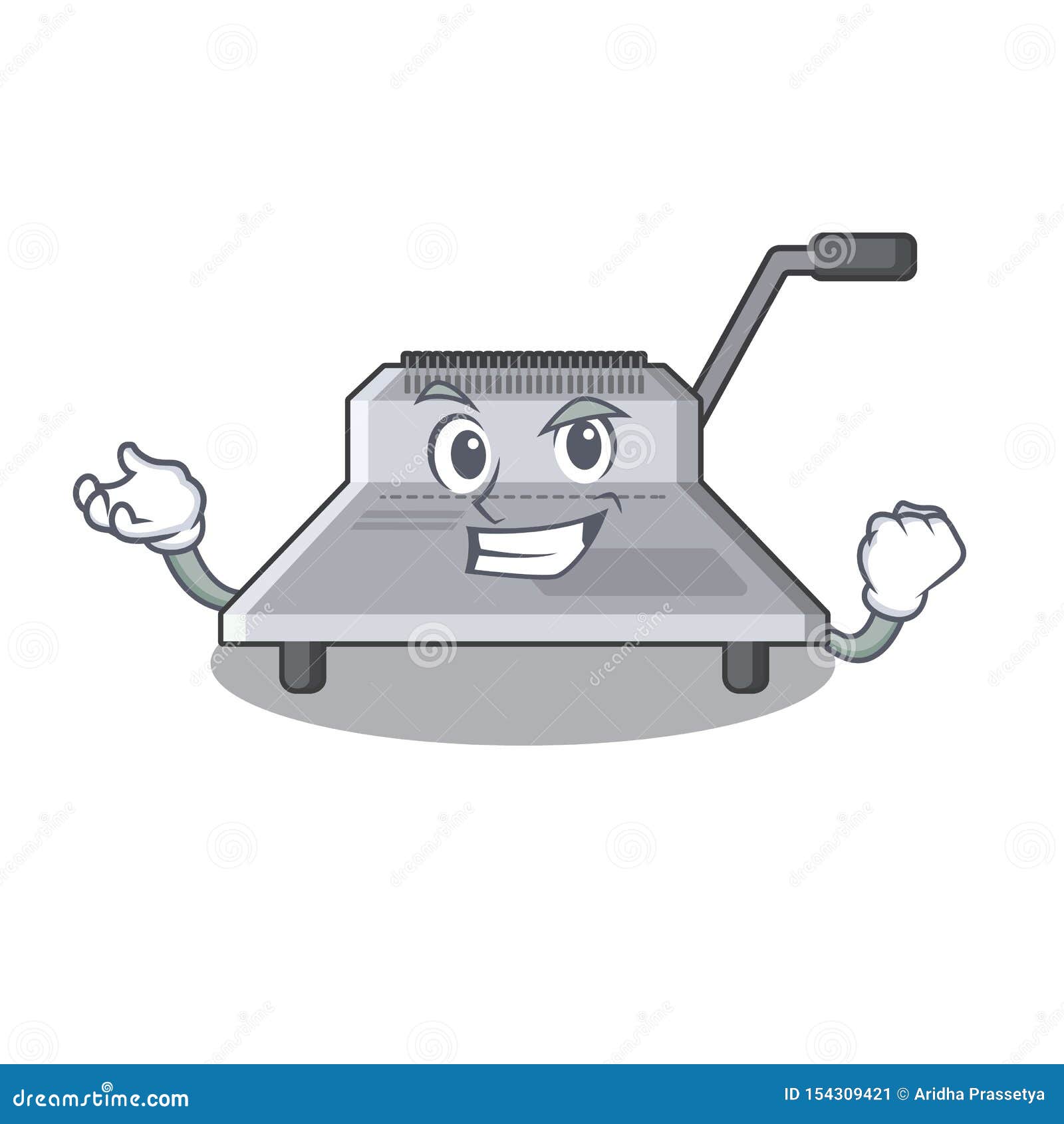 Successful Binding Machine in the Cartoon Shape Stock Vector ...
