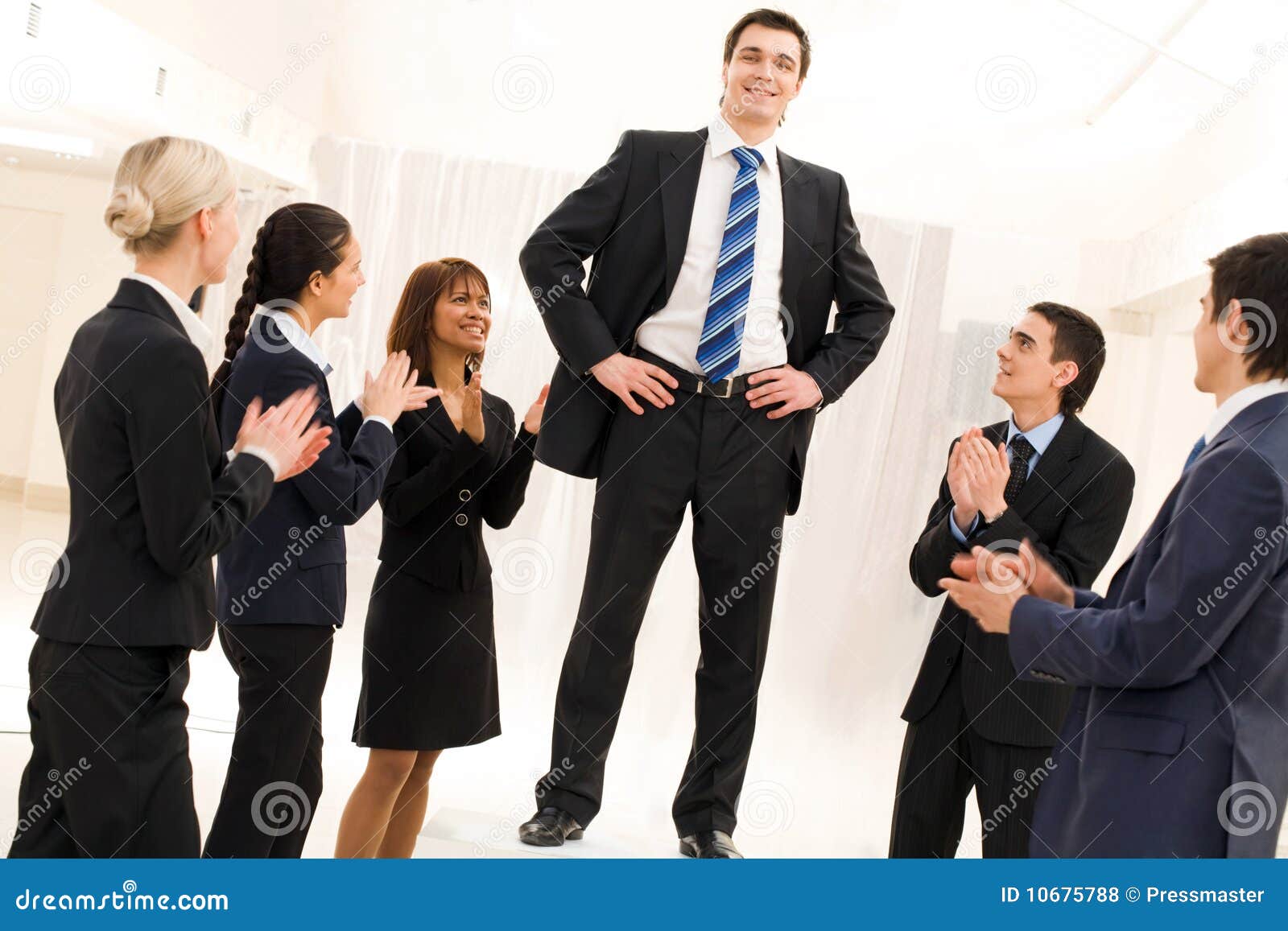 Successful boss stock photo. Image of boss, cheerful - 10675788
