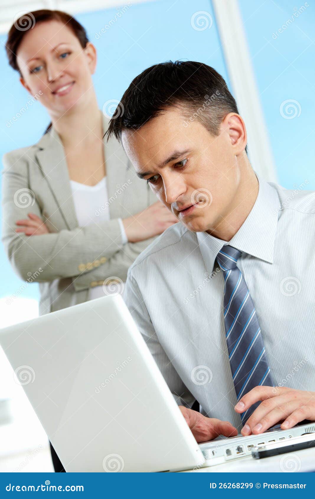 Successful boss stock image. Image of male, corporate - 26268299