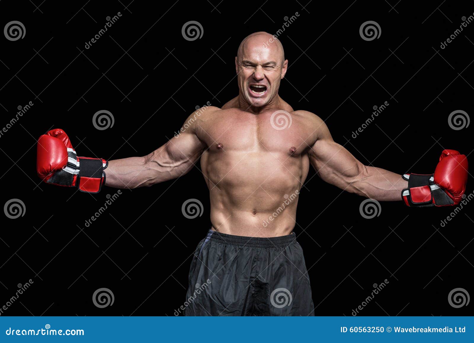 Successful Boxer Arms Outstretched Stock Photos - Free & Royalty-Free ...