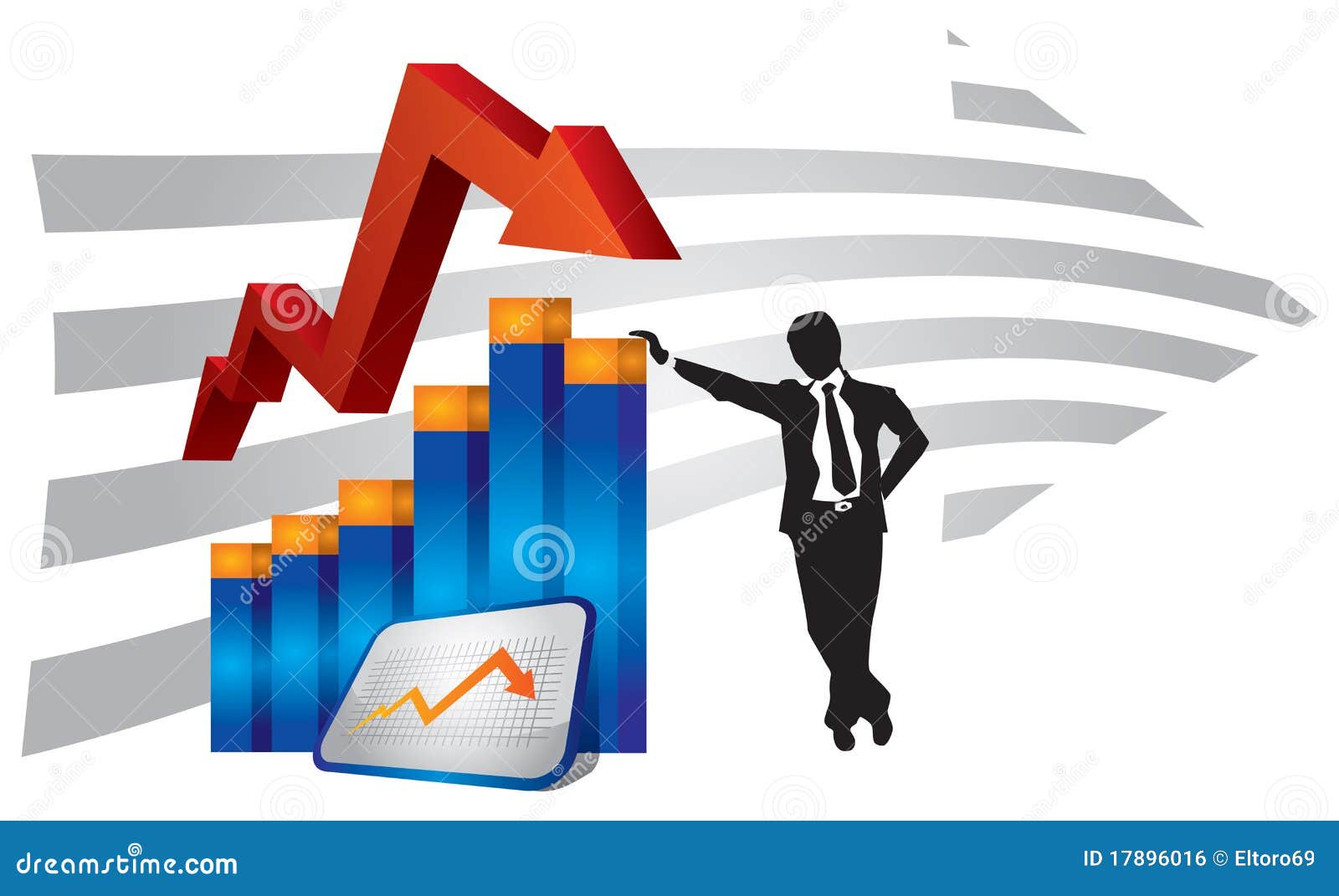 A successful business stock vector. Illustration of strategy - 17896016