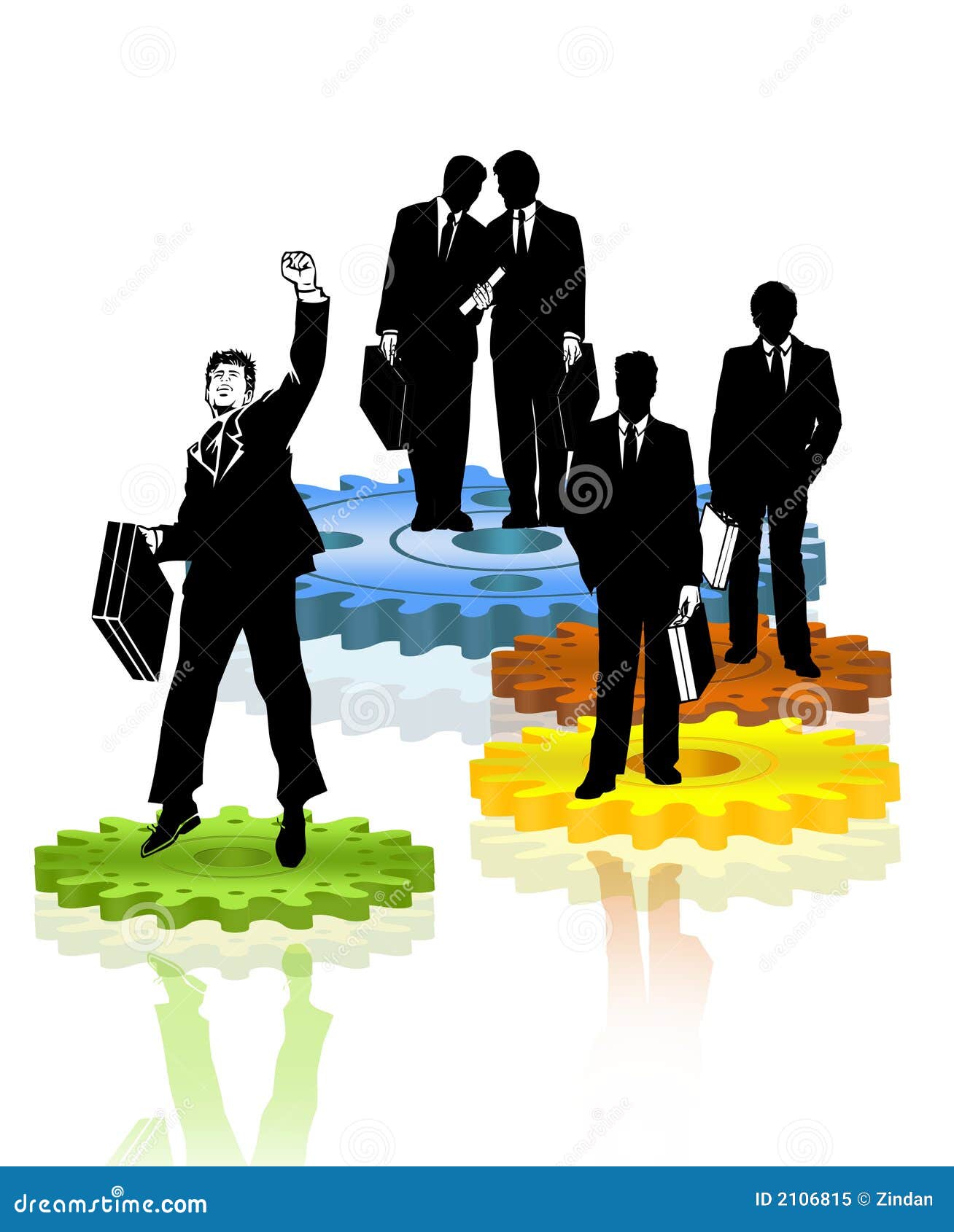 Successful Business stock illustration. Illustration of world - 2106815