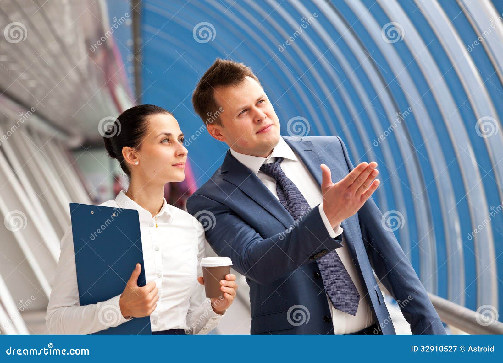 Successful business couple stock image. Image of office - 32910527