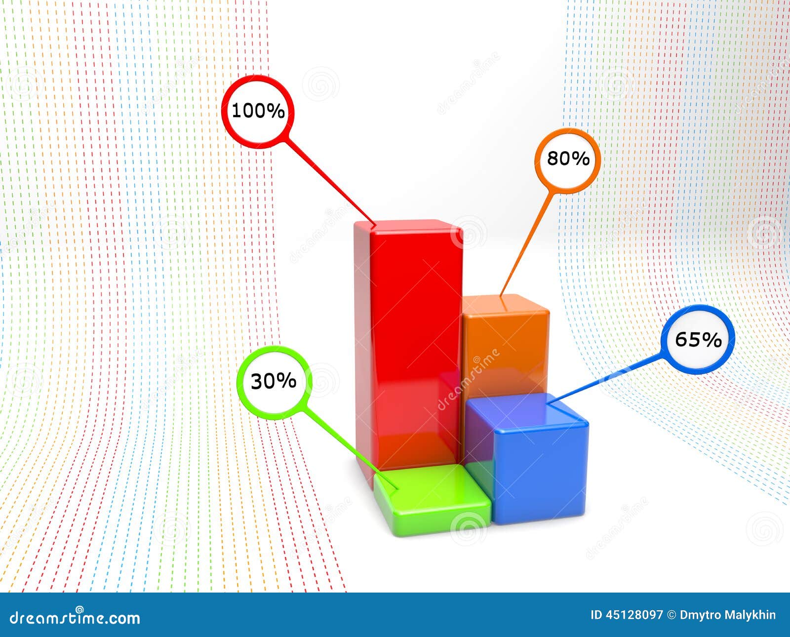 Successful business data stock illustration. Illustration of ...