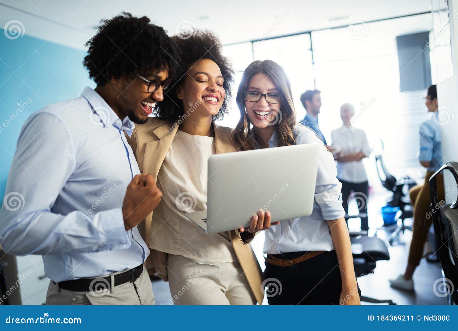 Successful Business Group of People at Work in Office Stock Image ...