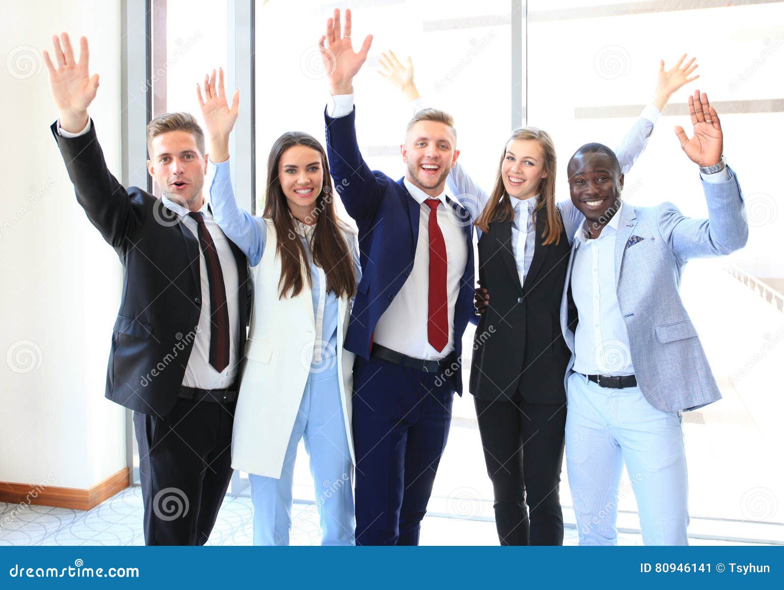 Successful business group stock image. Image of hands - 80946141