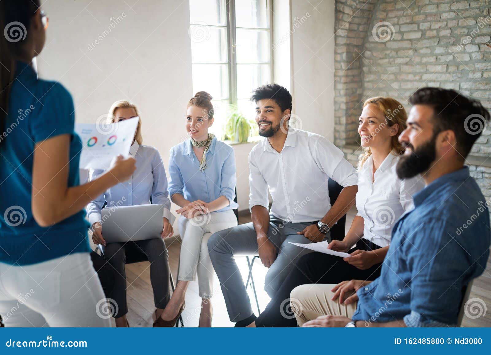 Successful Business Group Working at the Office. Stock Photo - Image of ...