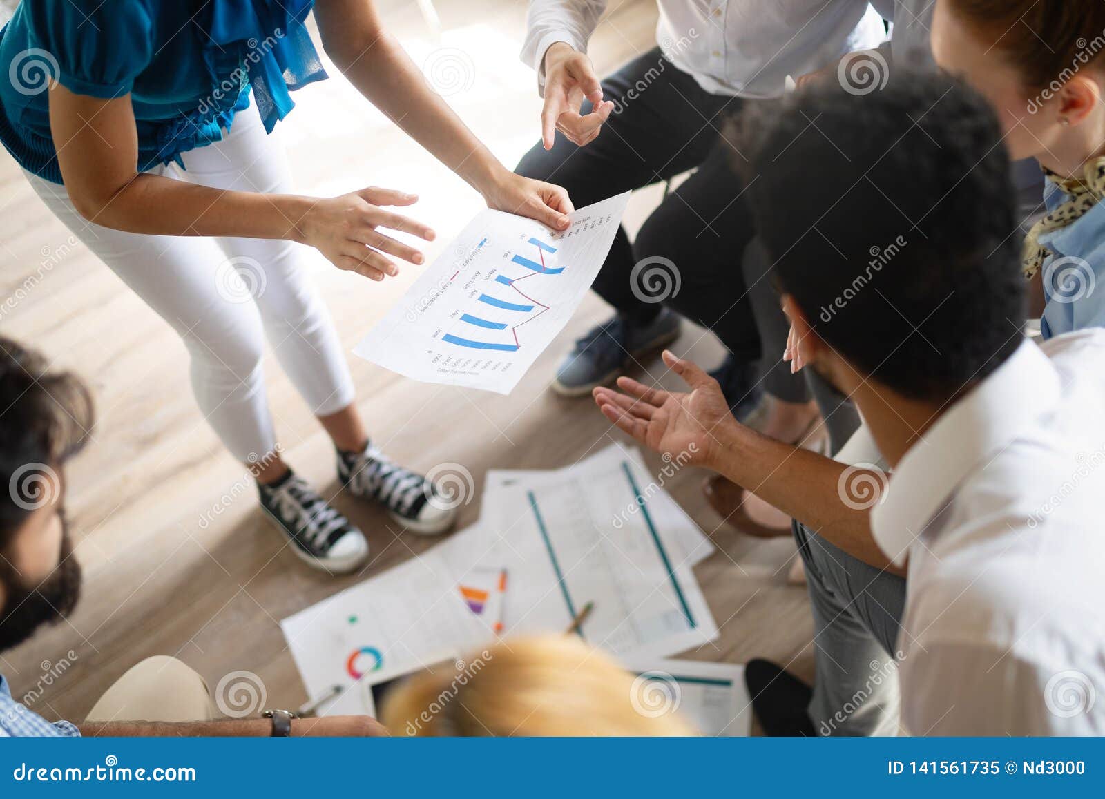 Successful Business Group Working at the Office. Stock Image - Image of ...