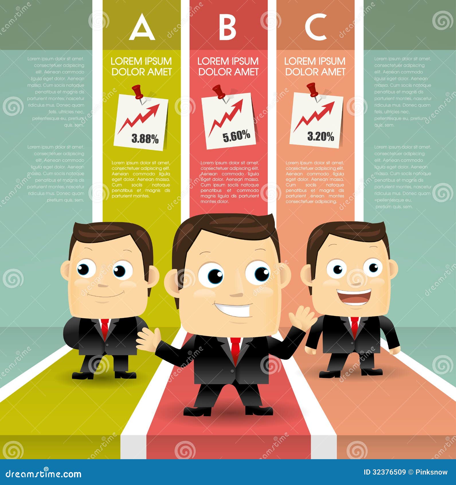 Successful business man stock vector. Illustration of cover - 32376509