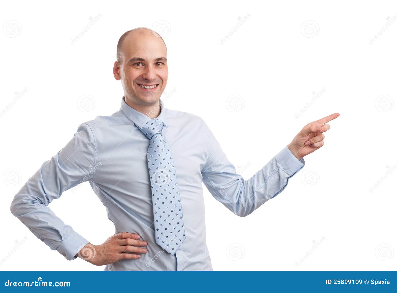 Successful Business Man Presenting Stock Image - Image of look, person ...