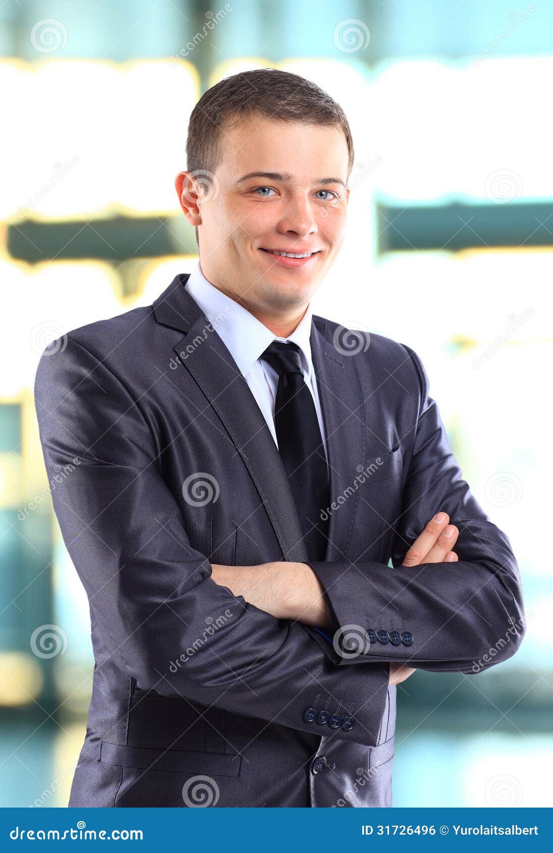 Successful business man. stock photo. Image of full, businessperson ...