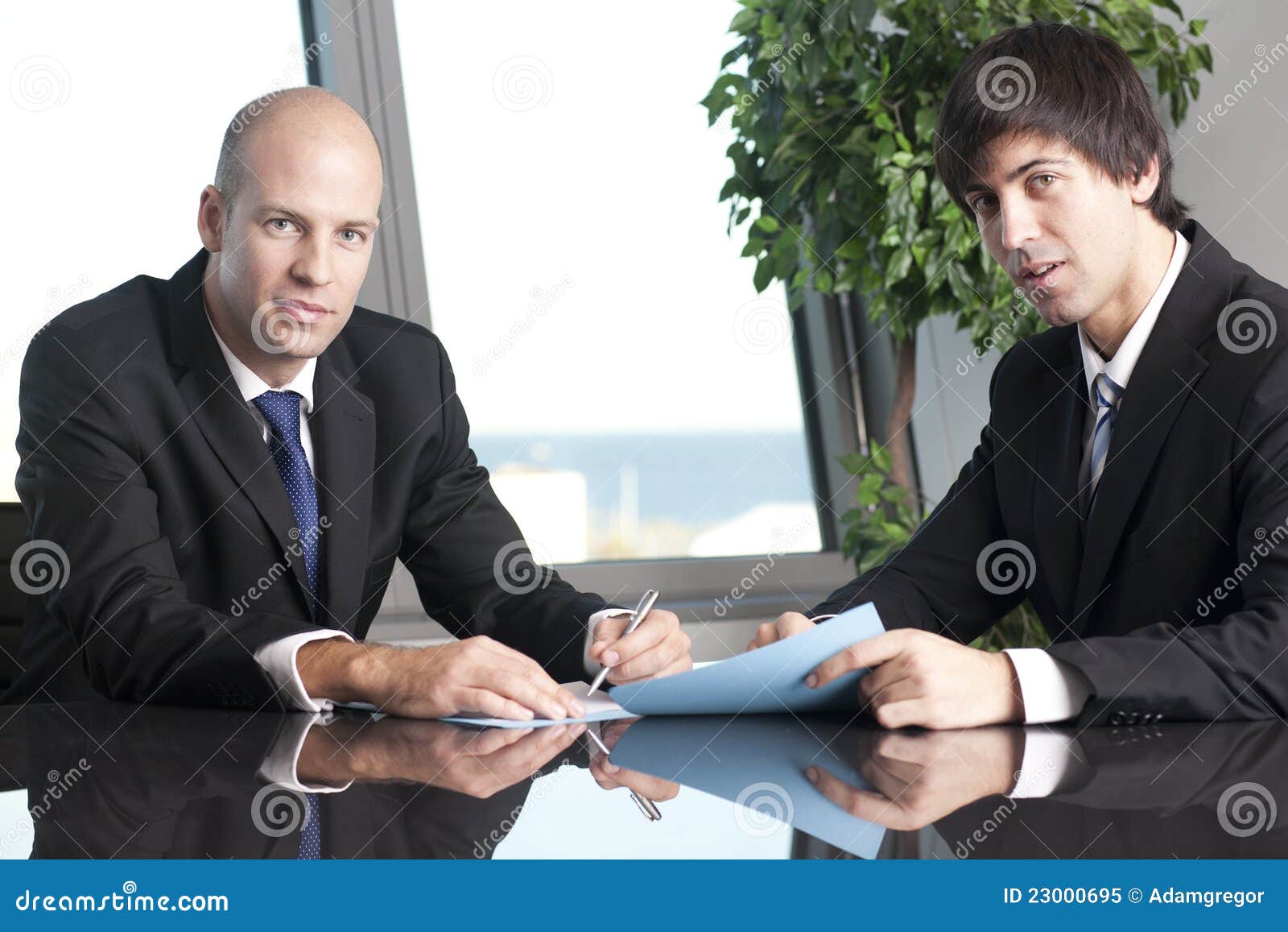 Successful business men stock image. Image of agreement - 23000695