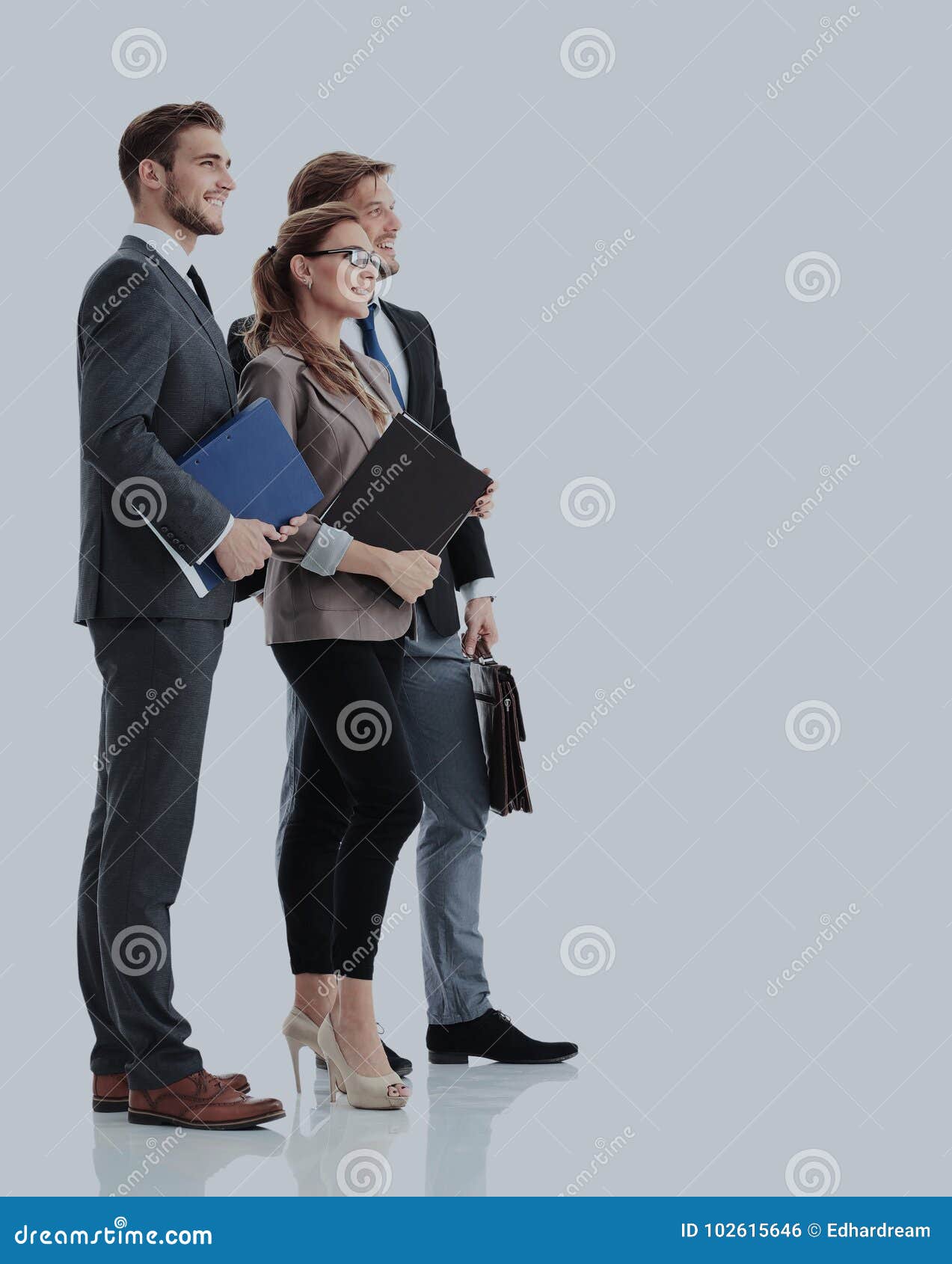Successful Business People Looking Happy and Confident Stock Photo ...