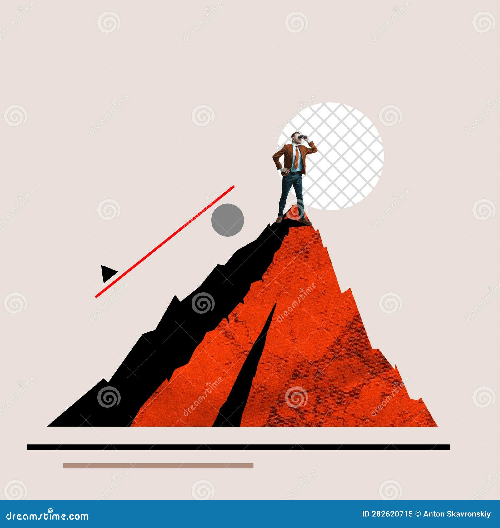 Successful Business Strategy. Stock Illustration - Illustration of ...