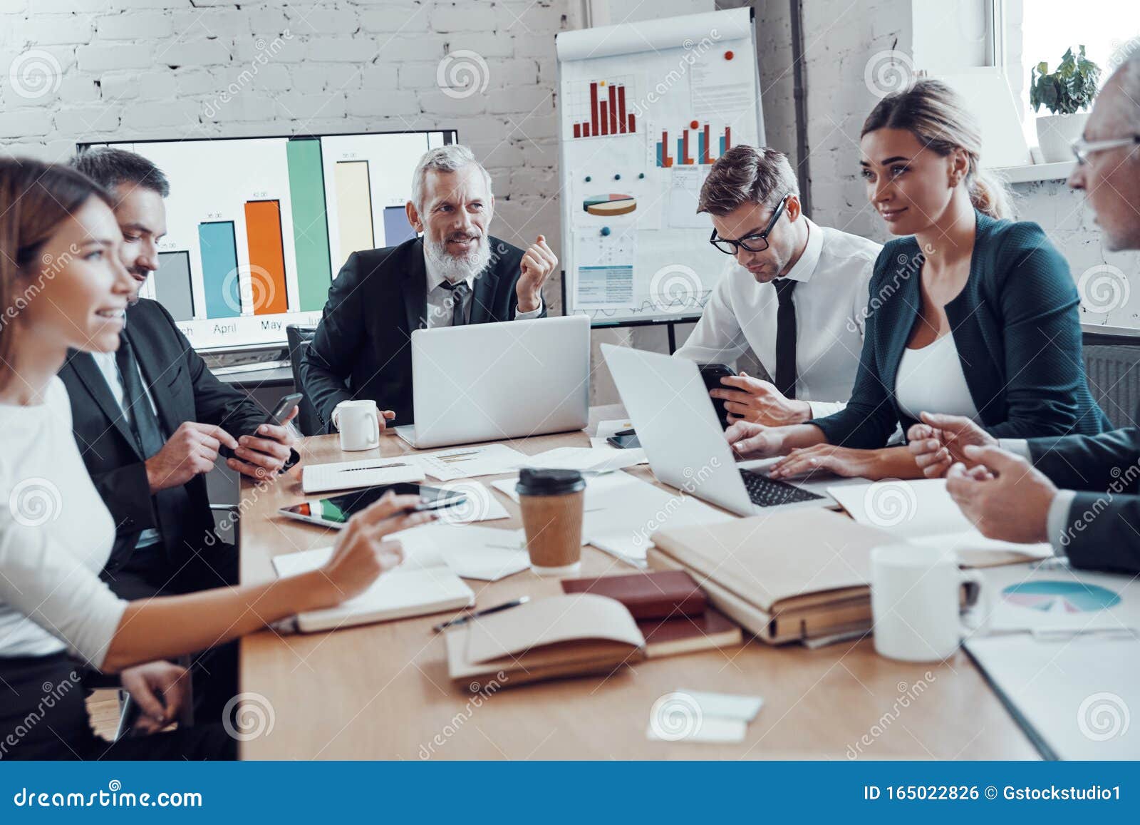 Successful business team stock photo. Image of people - 165022826