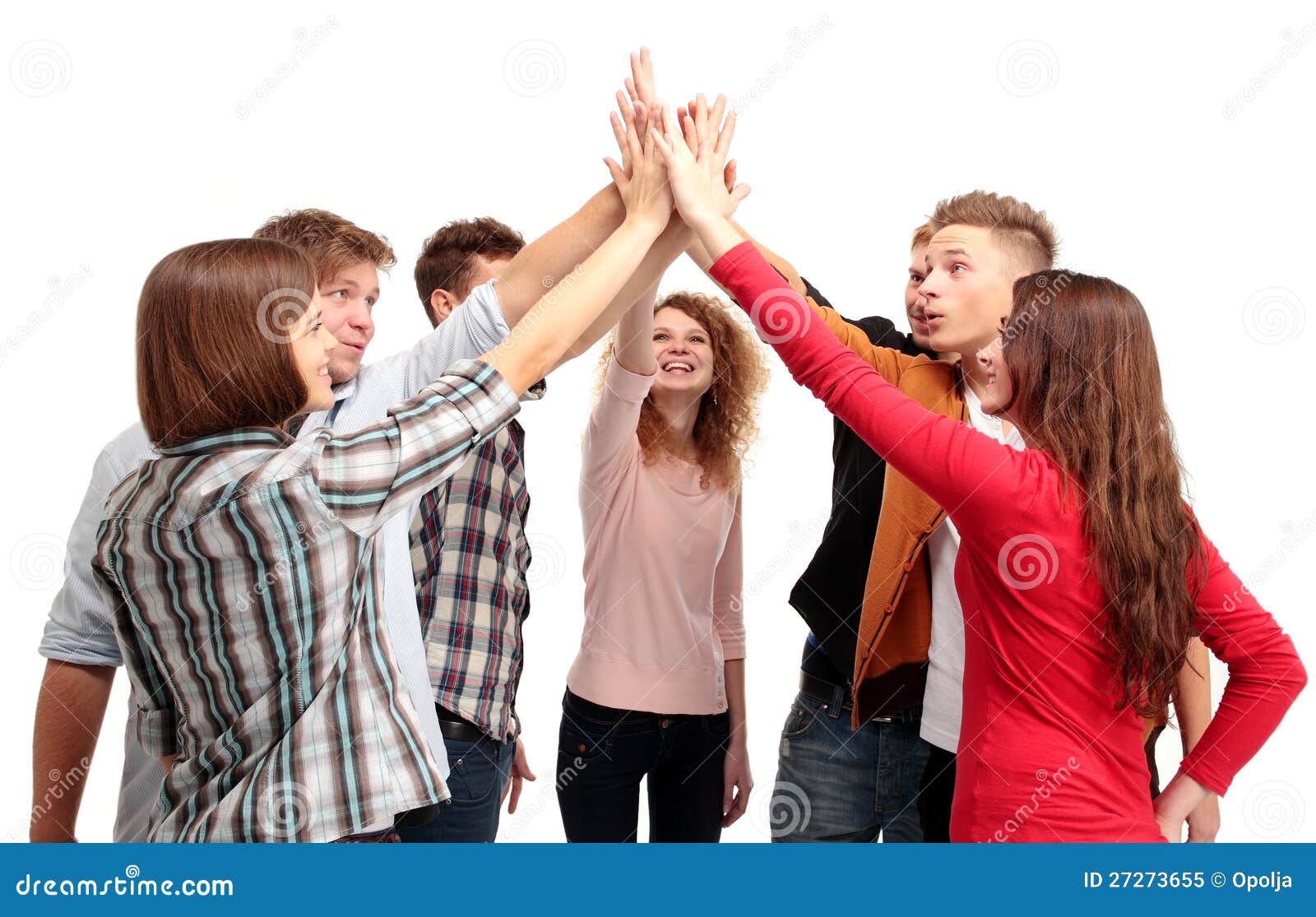 Successful Business Team Celebrating Their Success Stock Image - Image ...