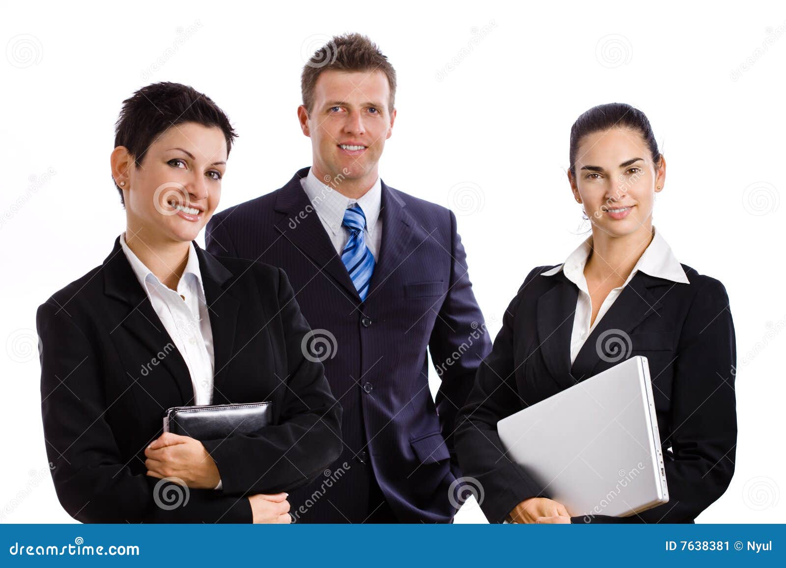 Successful Business Team Isolated Stock Image - Image of employment ...