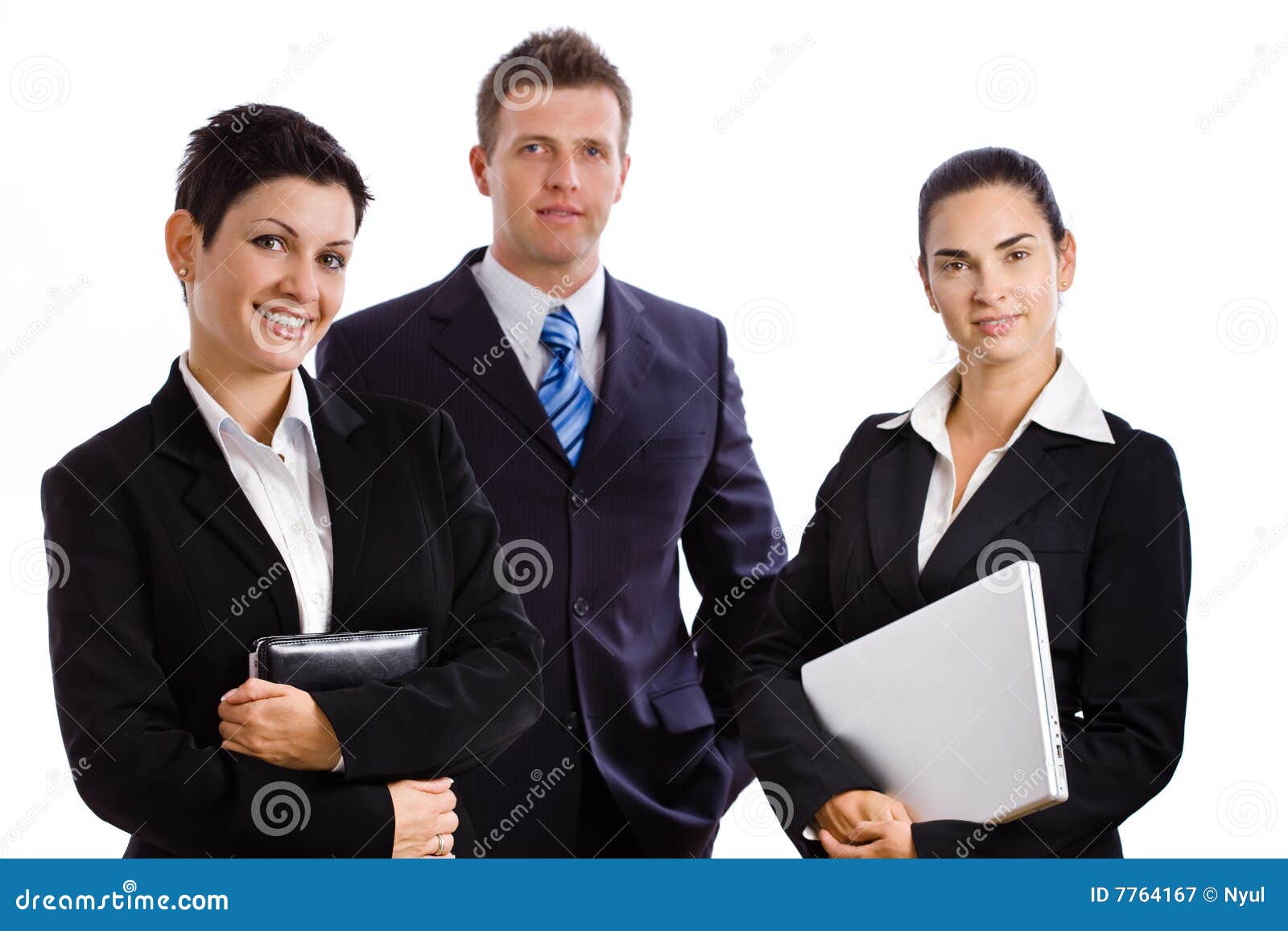 Successful Business Team Isolated Stock Image - Image of businesspeople ...