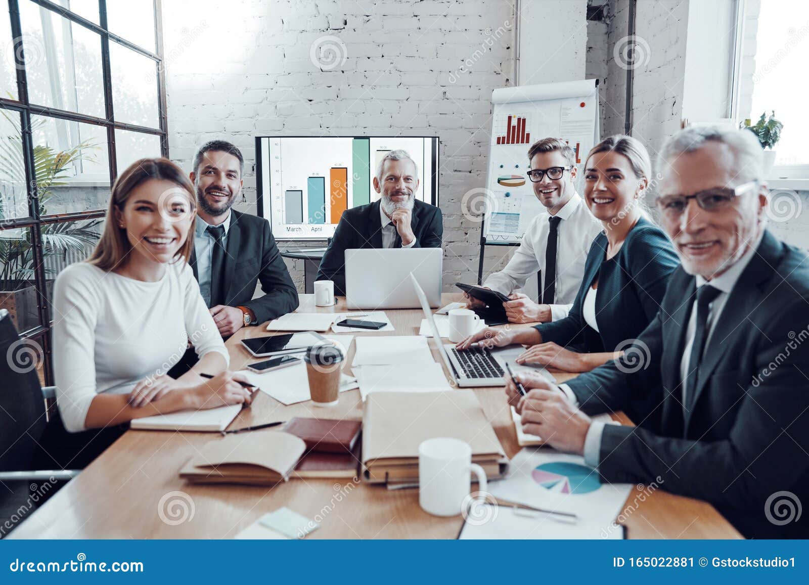 Successful business team stock image. Image of looking - 165022881