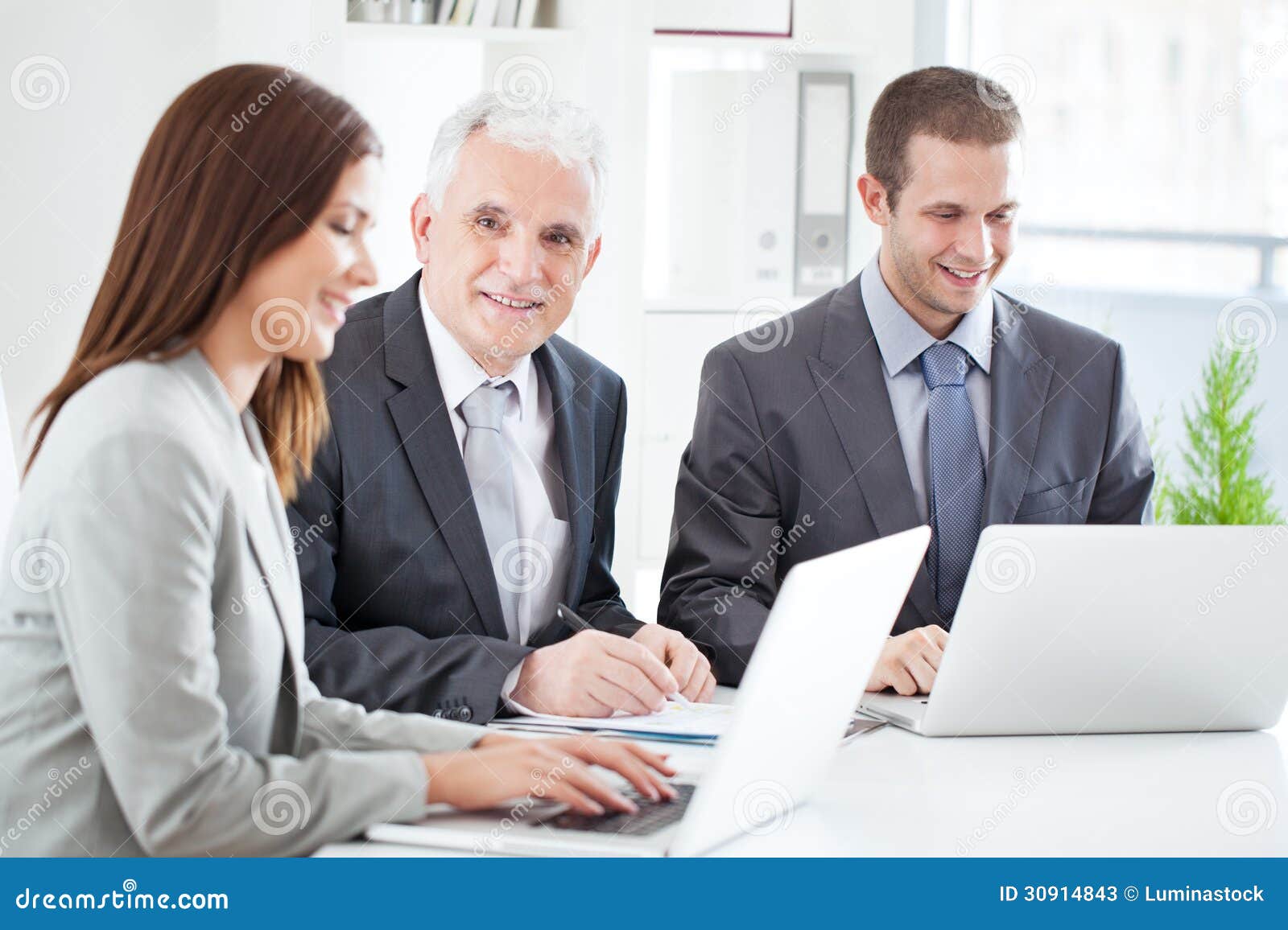 Successful Business Team stock image. Image of cheerful - 30914843