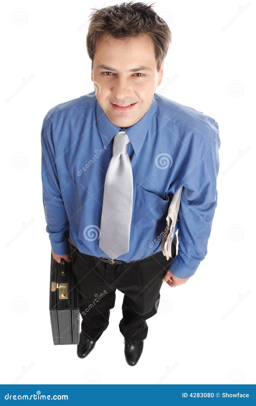 Successful businessman stock photo. Image of isolated - 4283080