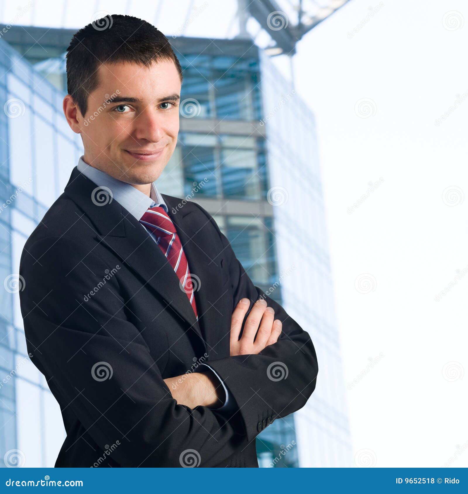 Successful businessman stock photo. Image of adult, cheerful - 9652518