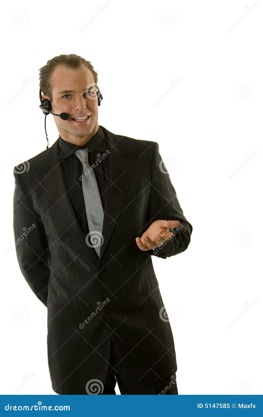 Successful Businessman Communicating Stock Image - Image of fashionable ...