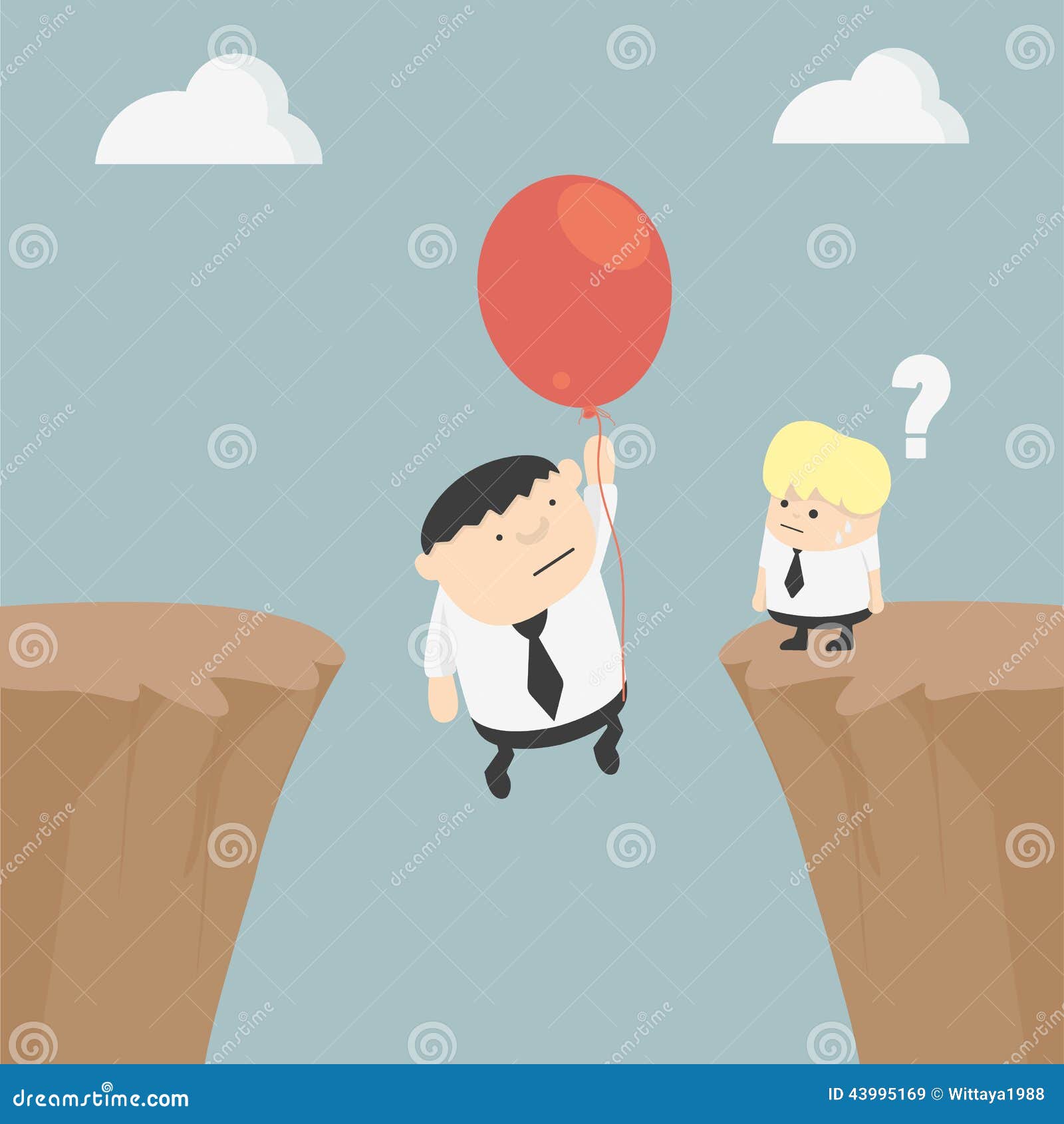 Successful Businessman after Failure Stock Vector - Illustration of ...