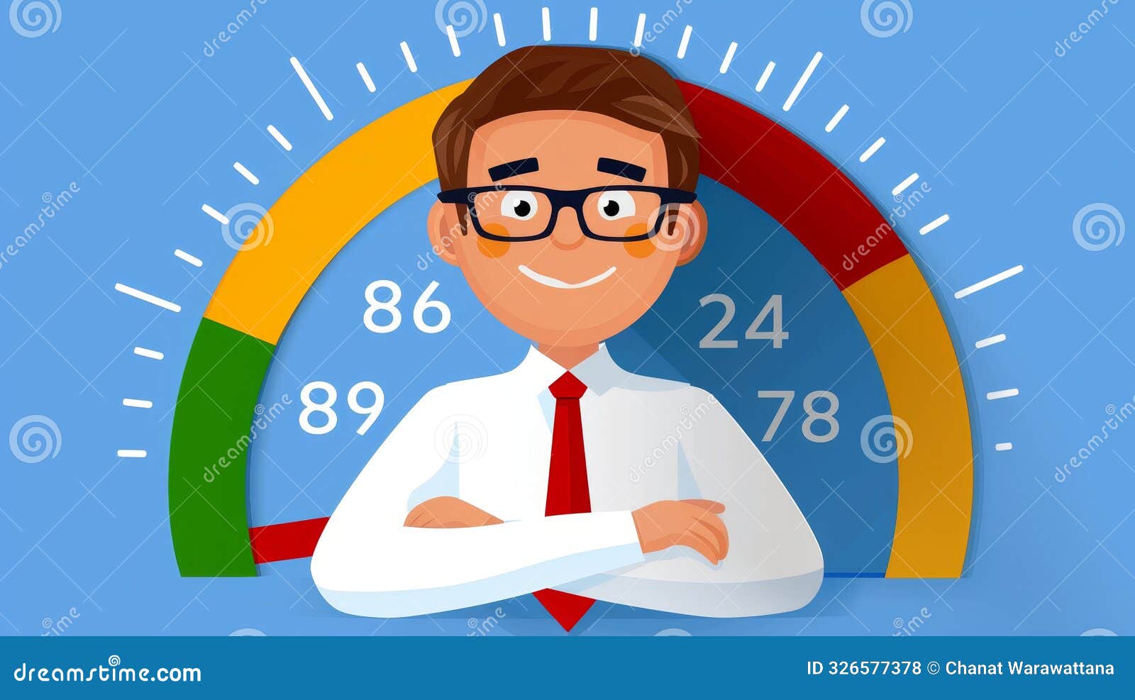 Meter Bar Progress Infographic Vector Illustration | CartoonDealer.com ...