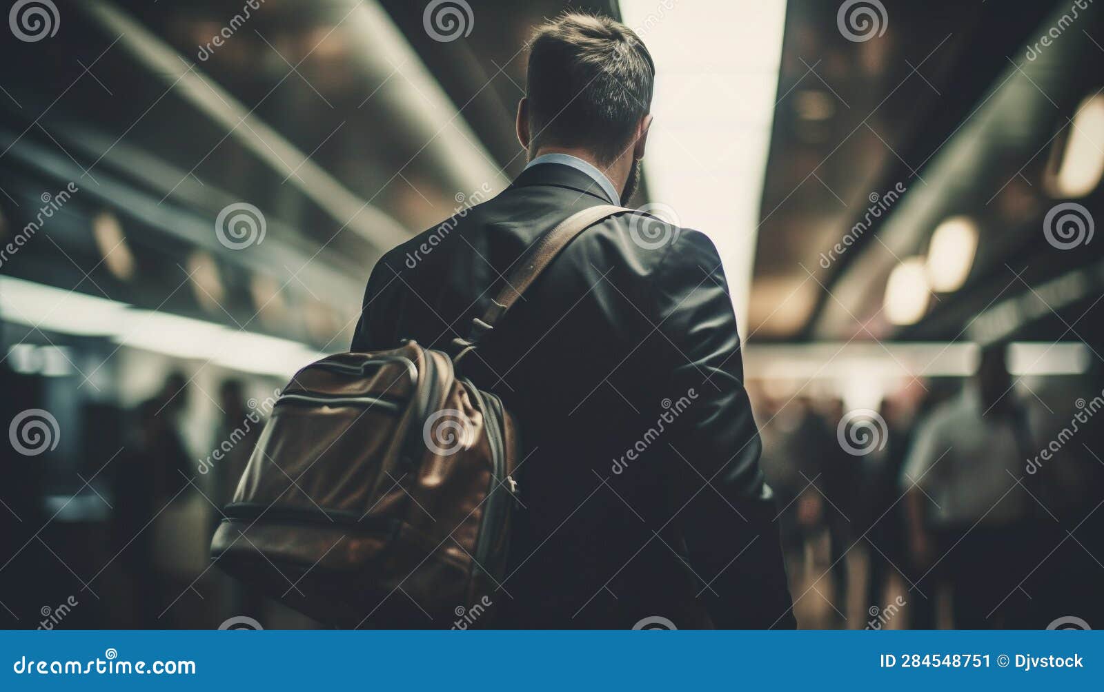 Successful Businessman on the Move, Traveling with Elegance and Style ...