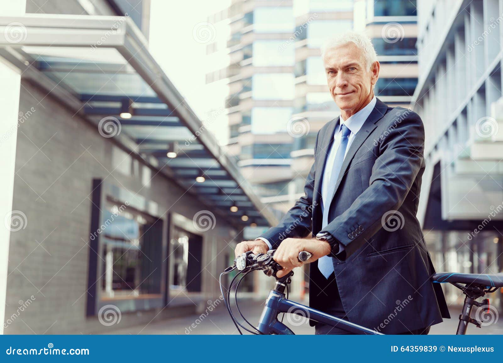 Successful Businessman Riding Bicycle Stock Image - Image of bike ...