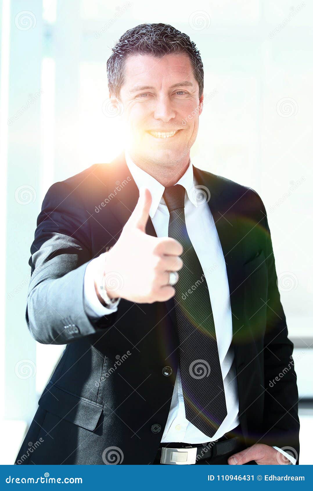 Successful Businessman Showing Thumb Up Stock Image - Image of ... Successful Businessman Showing Thumb Up Stock Image - Image of ...