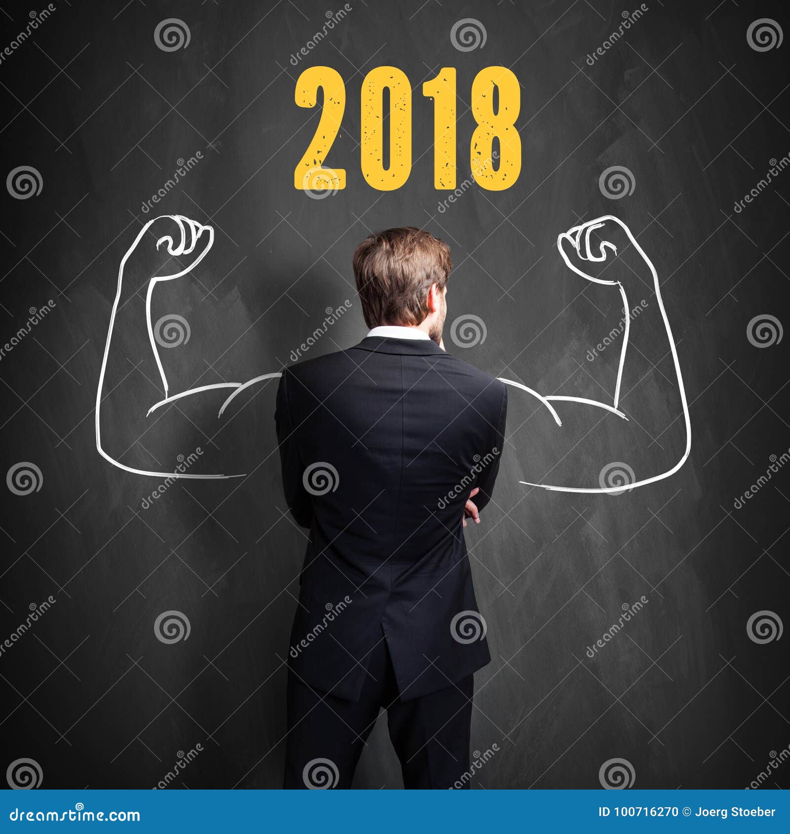 Successful Businessman Standing in Front of a Blackboard Stock Photo ... Successful Businessman Standing in Front of a Blackboard Stock Photo ...