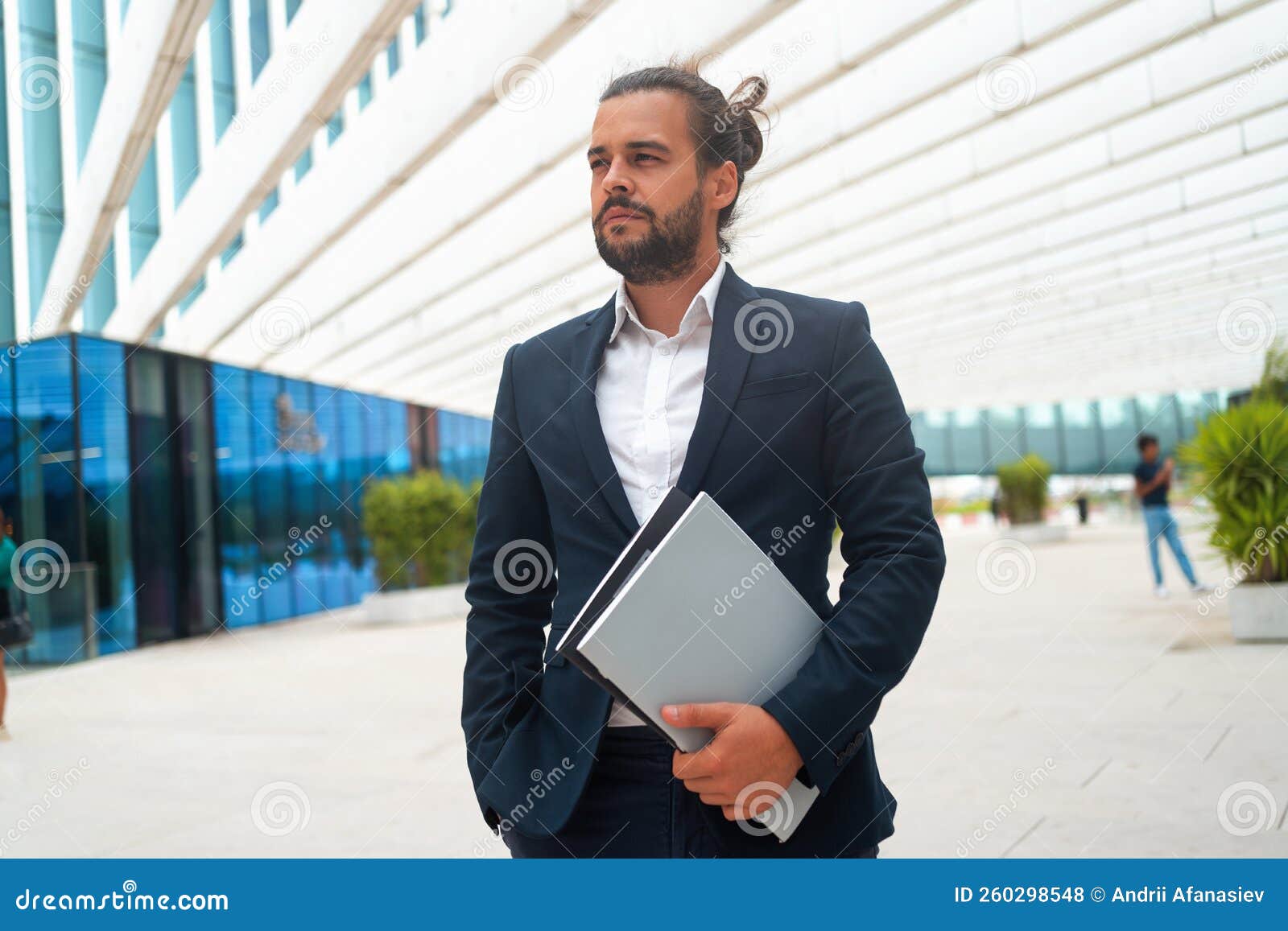 Handsome Confidence Hispanic Businessman Stock Photo - Image of paper ...