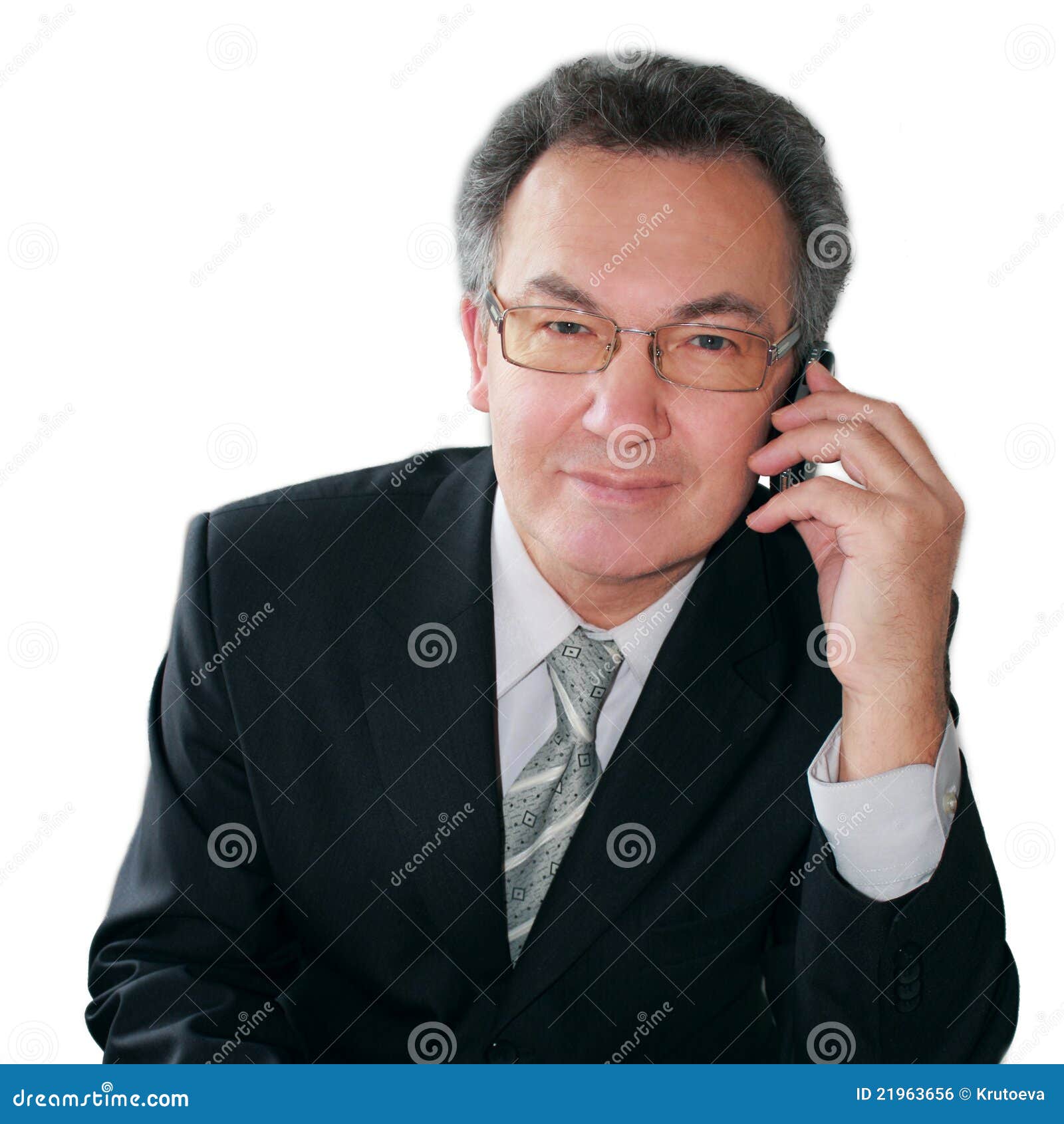 Successful Businessman Talking on Handphone Stock Photo - Image of ... Successful Businessman Talking on Handphone Stock Photo - Image of ...