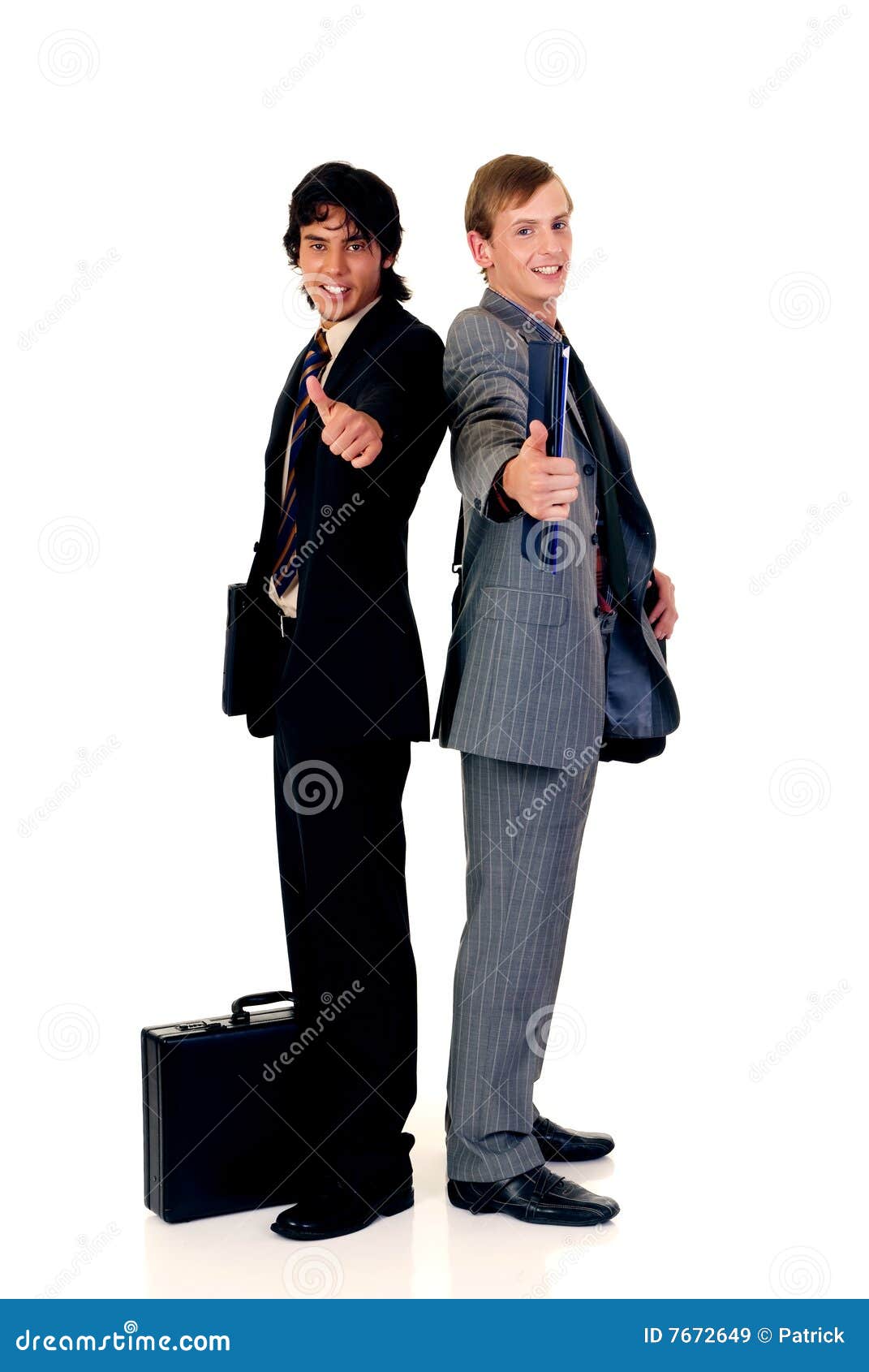 Successful businessmen stock image. Image of boss, white - 7672649