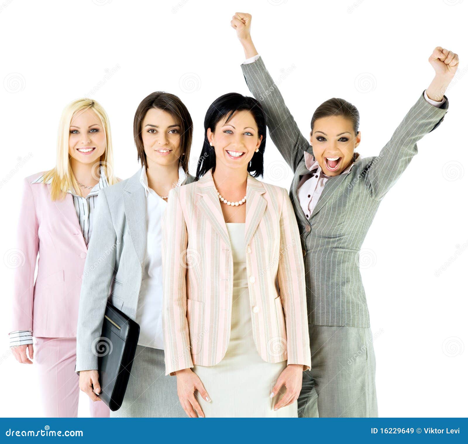 Successful Businesswomen Team Stock Image - Image of colleagues, young ...